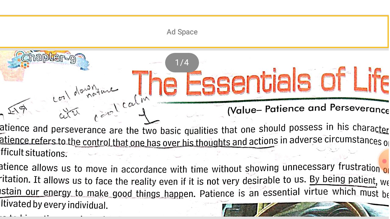 Chapter 9 The essential of life (02/11/2020) - YouTube