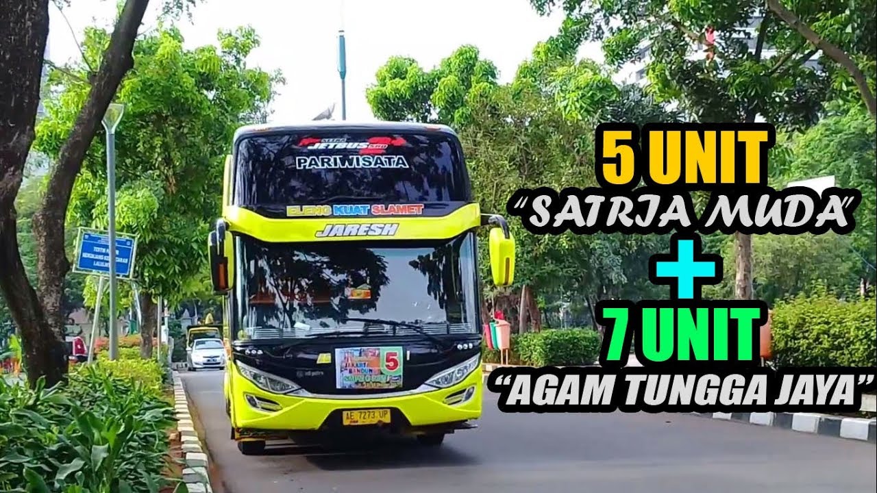 12 Unit Bus SHD & HDD "SATRIA MUDA" & "AGAM TUNGGA JAYA" Tiba di Monas ...