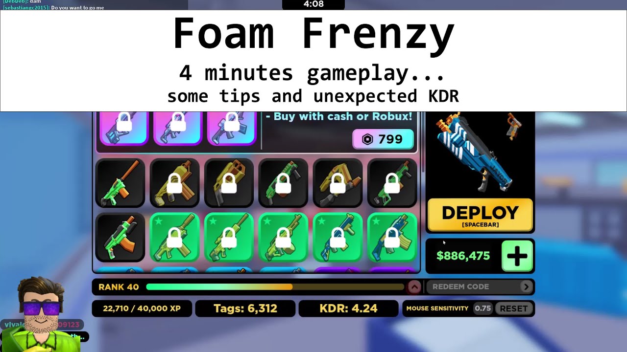 Foam Frenzy - NoPartyThisTime - 4min gameplay + tips + unexpected KDR ...