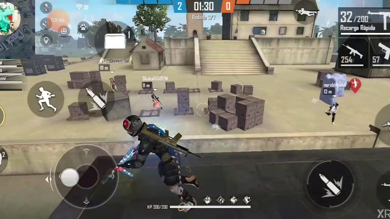 Jogando contra esquad depois da rankada - YouTube