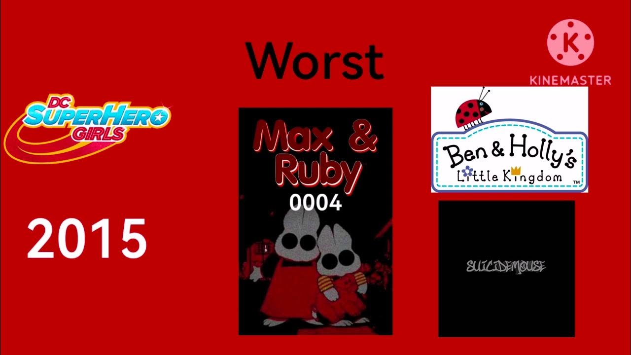 My Best to Worst shows list - YouTube