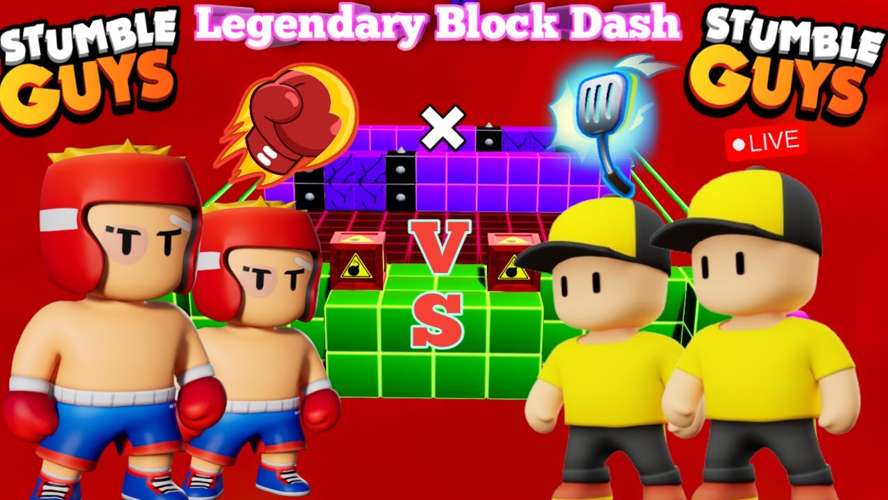 Live Stumble Guys | Night Ws Boxer Vs Stumble James & Only Punch # ...