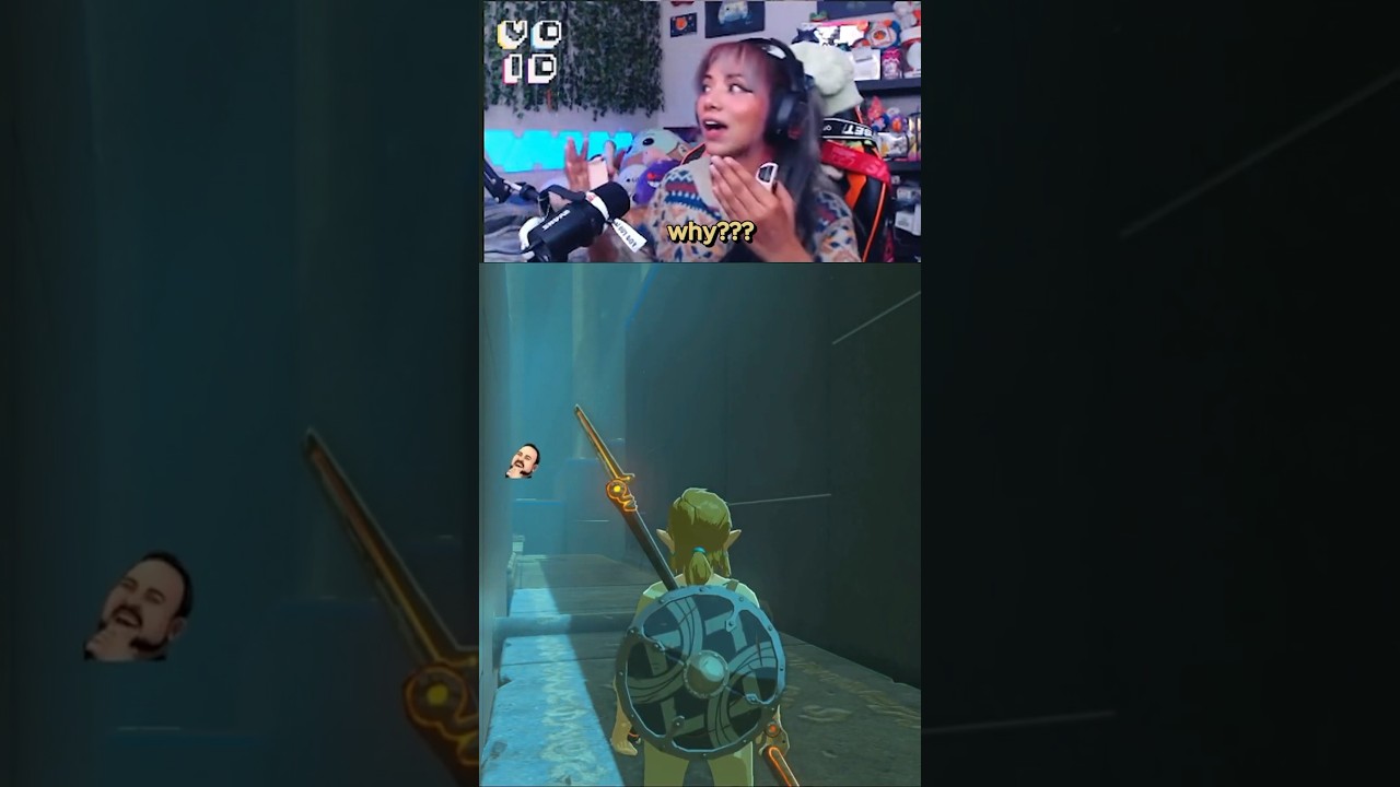 Zelda Botw First Playthrough 😅 Zeldabreathofthewild Shorts Youtube