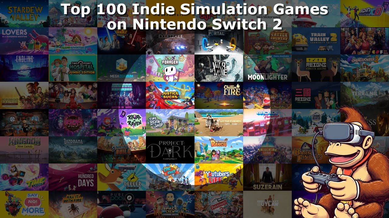 Top 100 Indie Simulation Games on Nintendo Switch 2 - YouTube