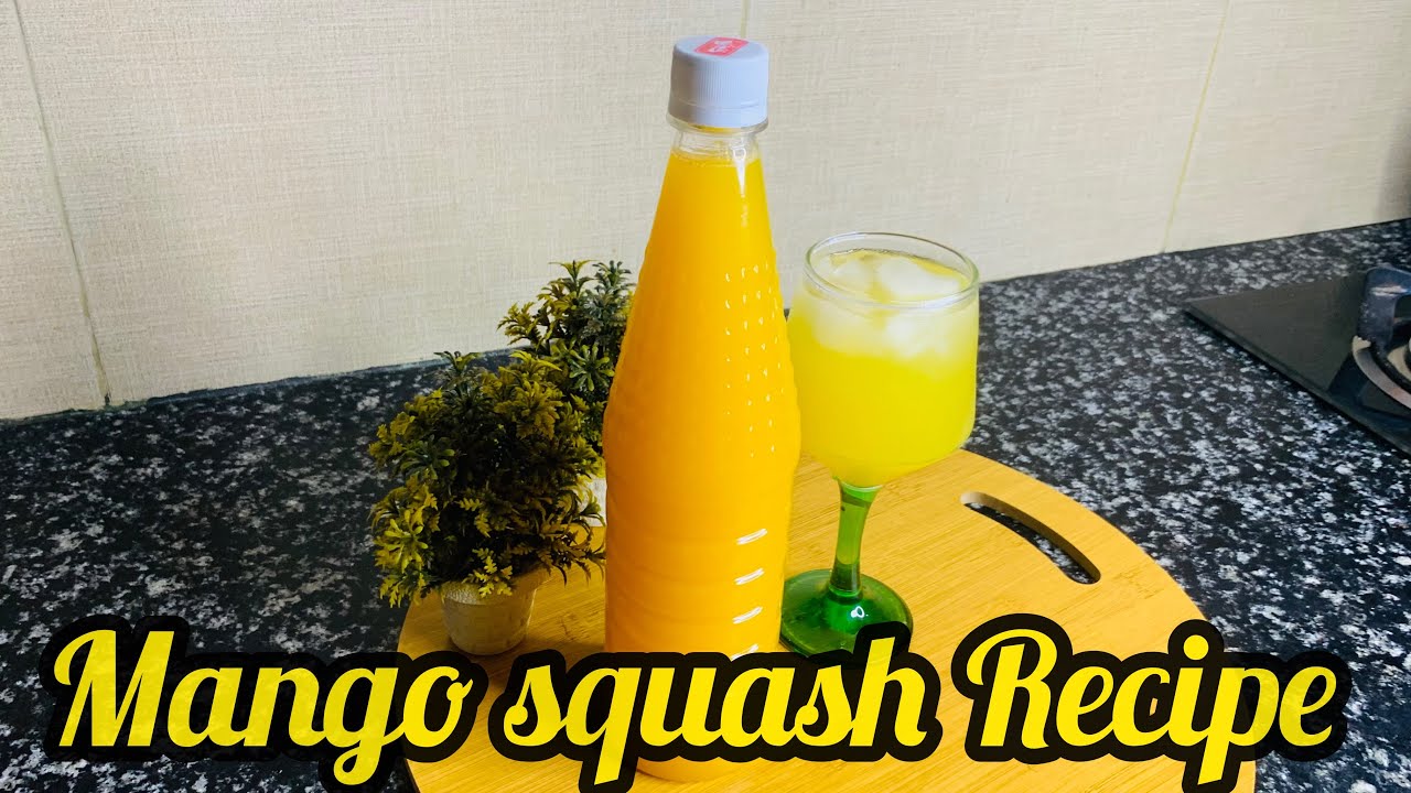 Mango squash Recipe By Kitchen with Rafia Altaf - YouTube
