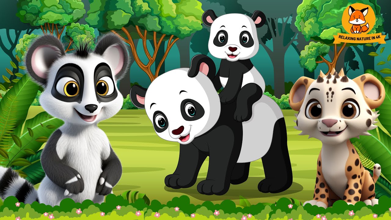 Lovely Animal Moments: Panda, Lemur, Cheetah, Peacock, Monkey - Animal ...
