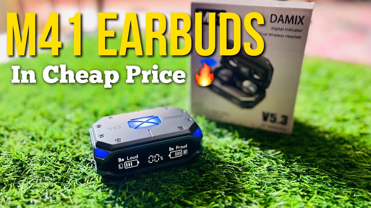 M41 Earbuds Unboxing Review | M41 With Power Bank | M41 Earbuds Price ...