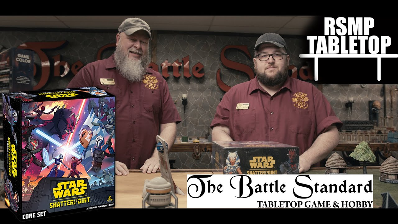 STAR WARS SHATTERPOINT Unboxing At The Battle Standard RSMP Tabletop ...