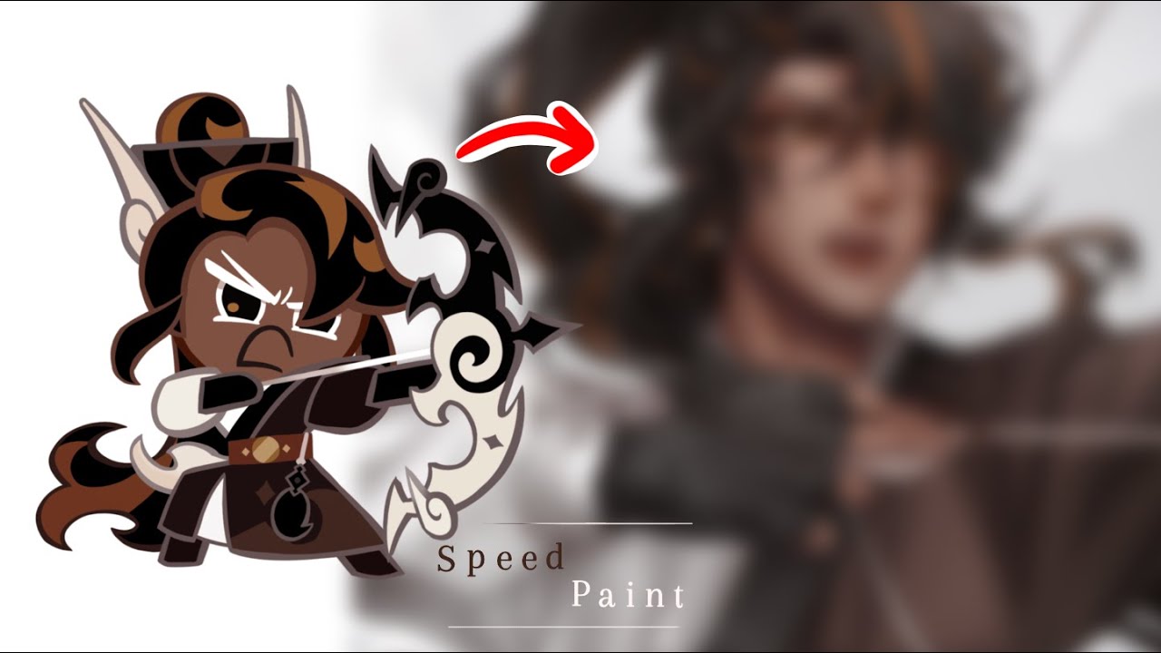 Speedpaint | Procreate [Brown Suga♀️] Cookie Run : Kingdom🤎🤍 - YouTube