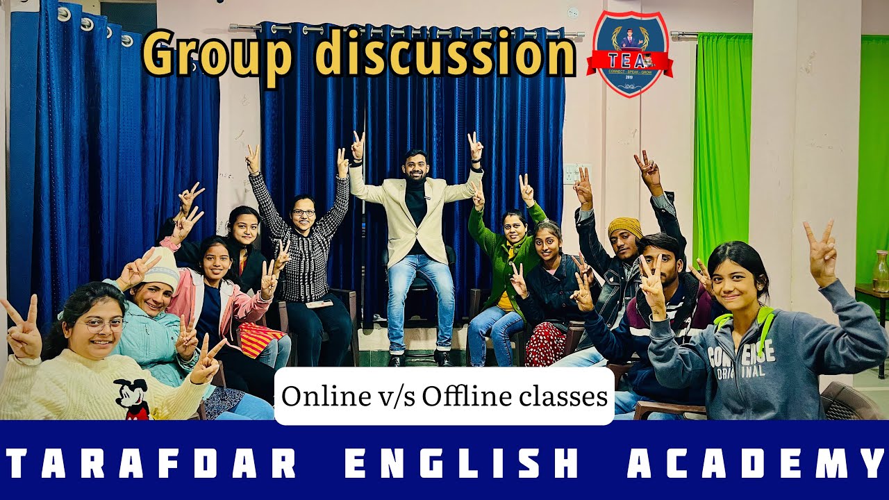 Group discussion on online v/s offline classes ||BHOPAL|| #discussion # ...