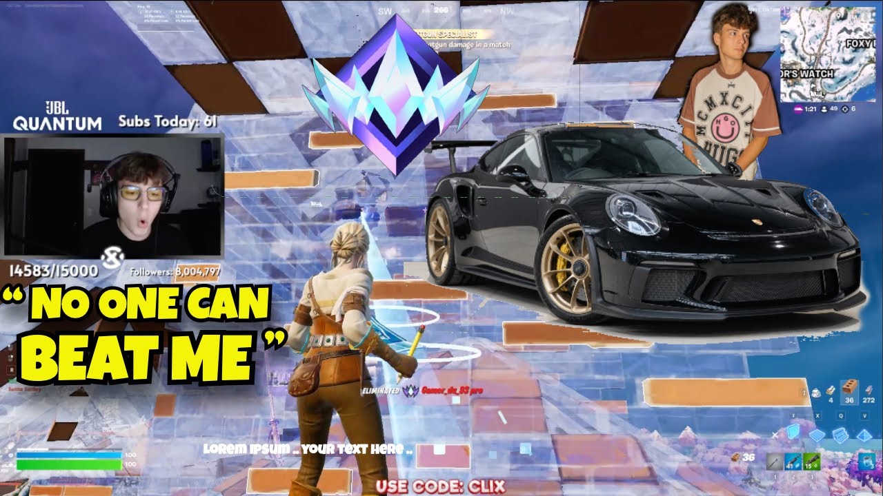 CLIX DOMINATES in UNREAL Ranked And DRIVES HIS OWN CAR In Fortnite ...