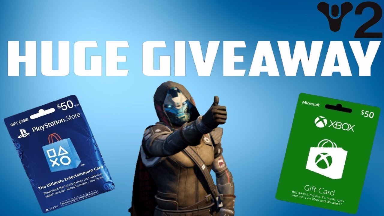 Destiny 2 GIFT CARD GIVE AWAY Finally Making a Titan xbox/Playstation ...