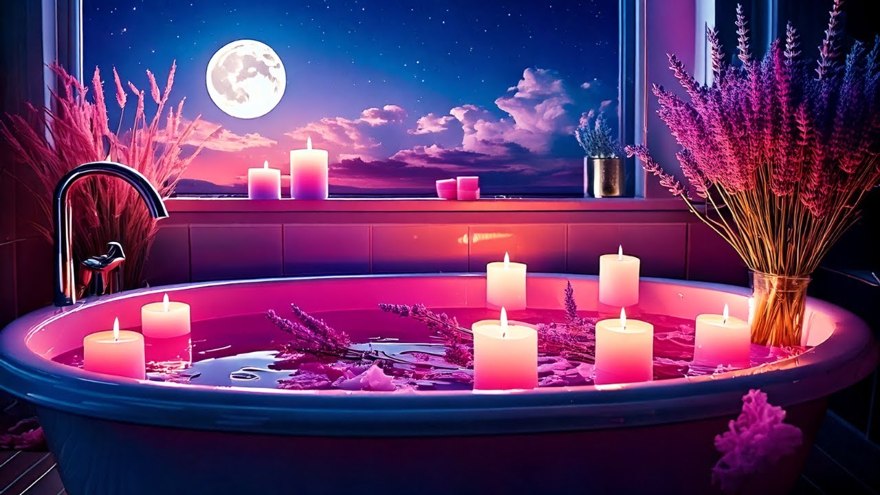 Lavender Moon Bath – Relaxing Piano Music for Bathtime, Spa, Massage ...