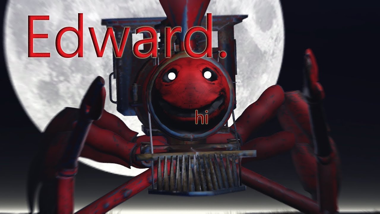 Edward the man eating TRAIN in ROBLOX - YouTube