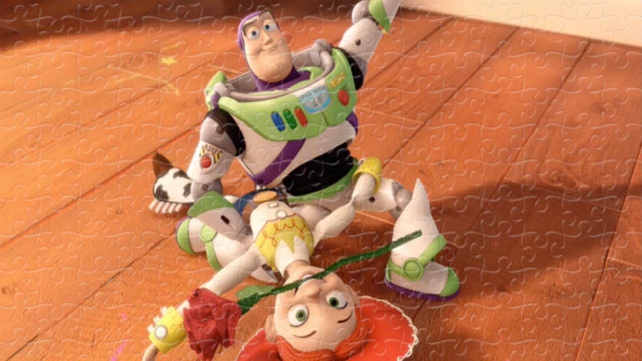 Toy Story 4 Jigsaw Puzzle Buzz Lightyear and Jessie - Disney Rhyme ...
