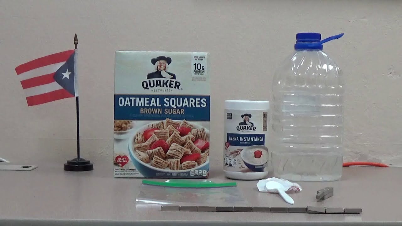 Iron Extraction from Cereal Demonstration - YouTube