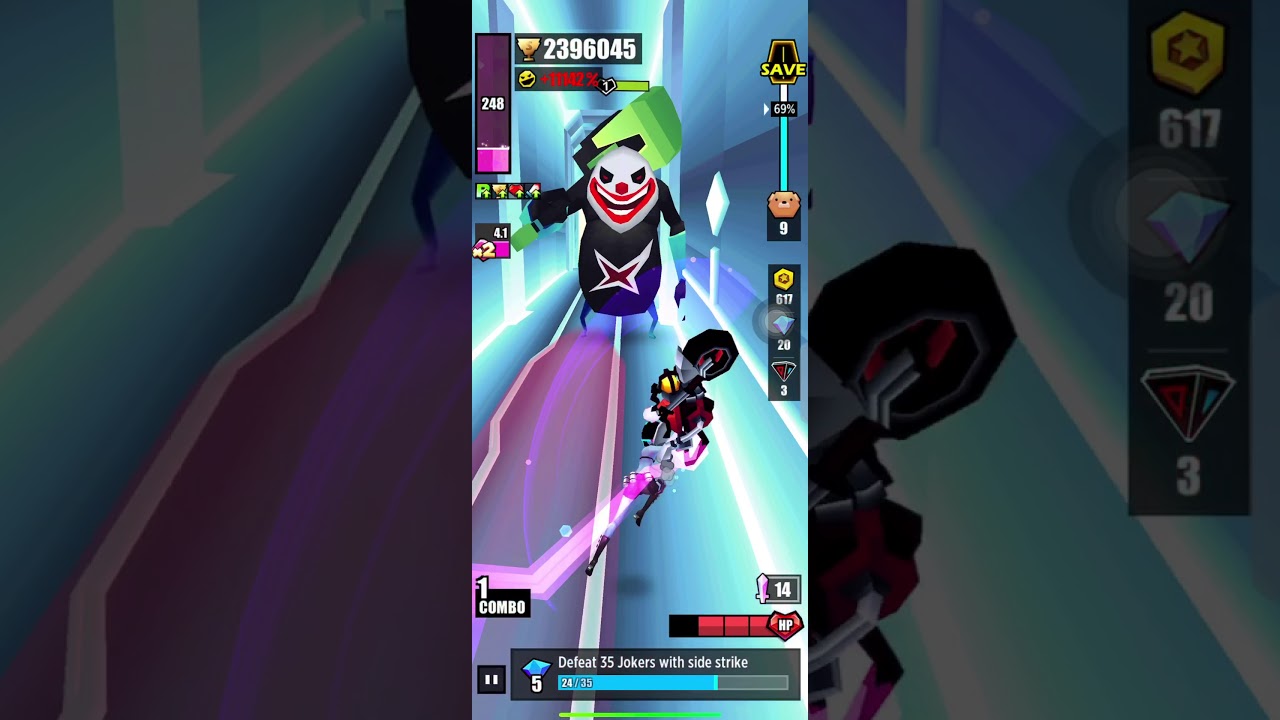 SLASH & GIRL - ENDLESS RUN STAGE 1 - 15 WALKTHROUGH - YouTube