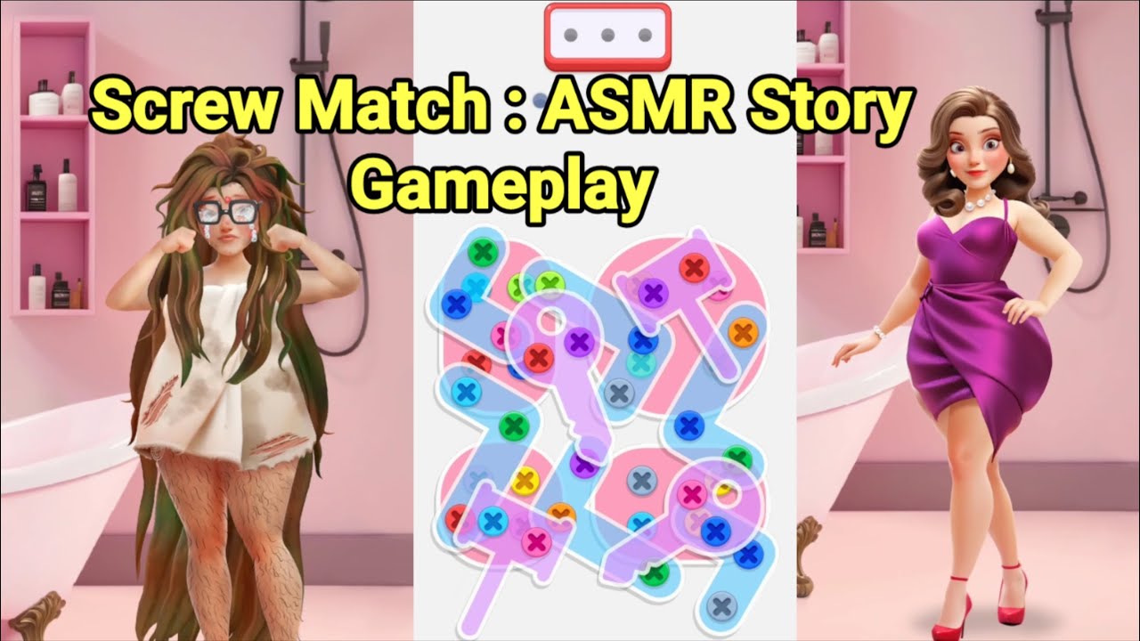 Screw Match : ASMR Story Game Gameplay - YouTube