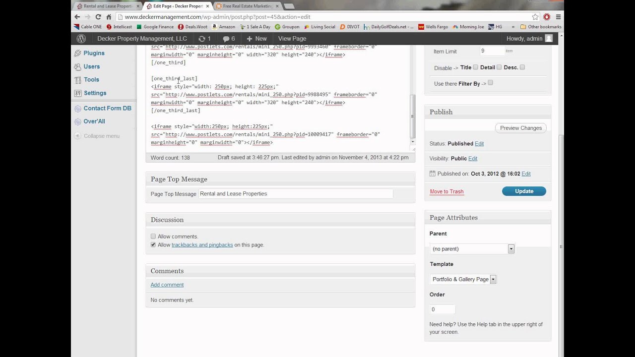 Link Postlets Listing to Web Page - YouTube