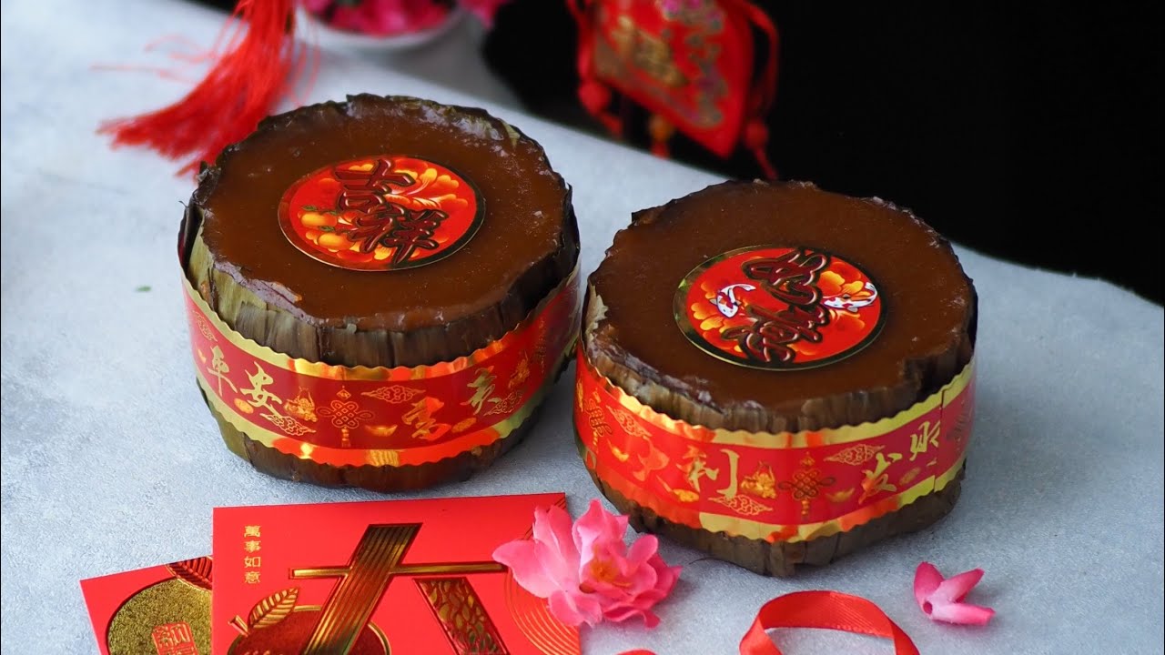 How to make chinese new year cake - YouTube