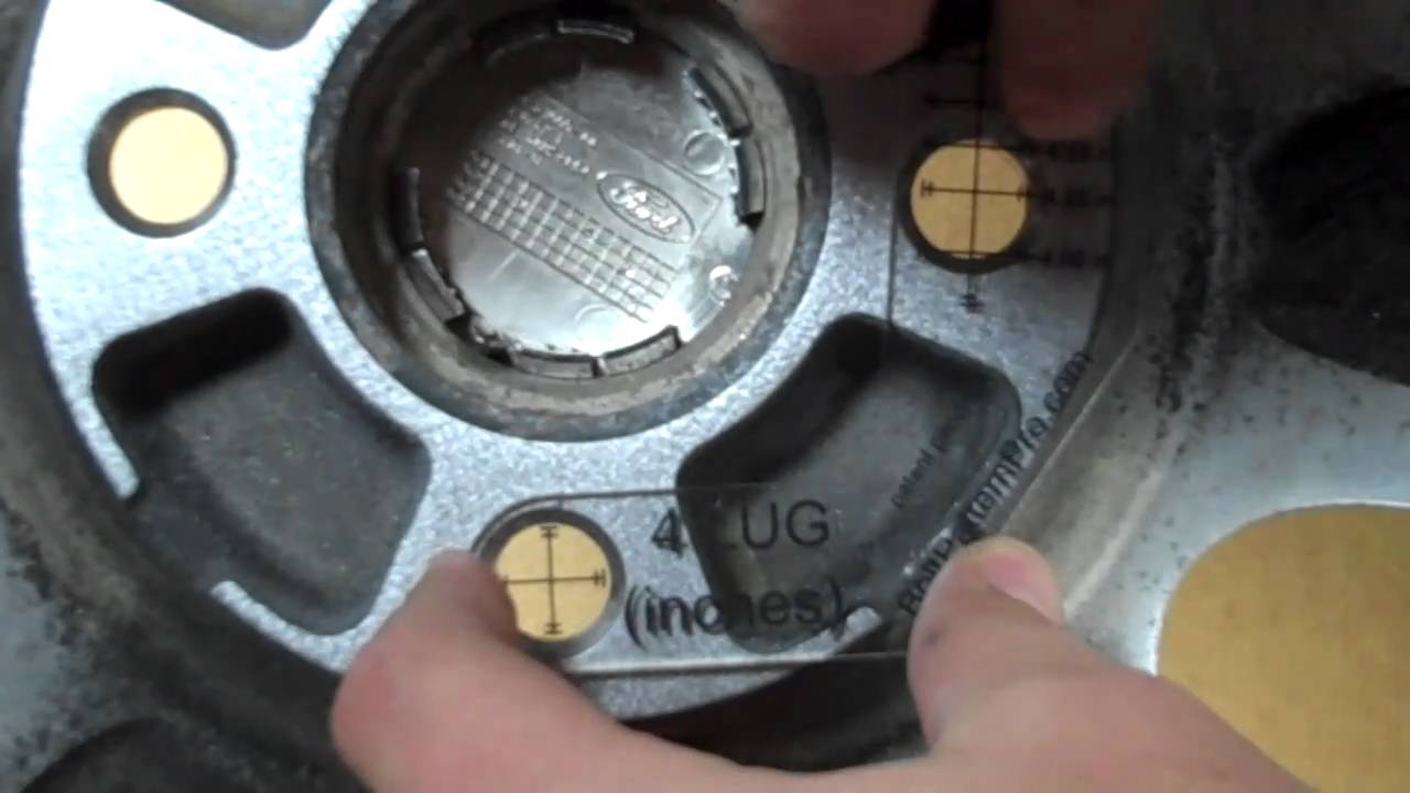 Measuring 4 Lug Wheel With Bolt Pattern Pro YouTube