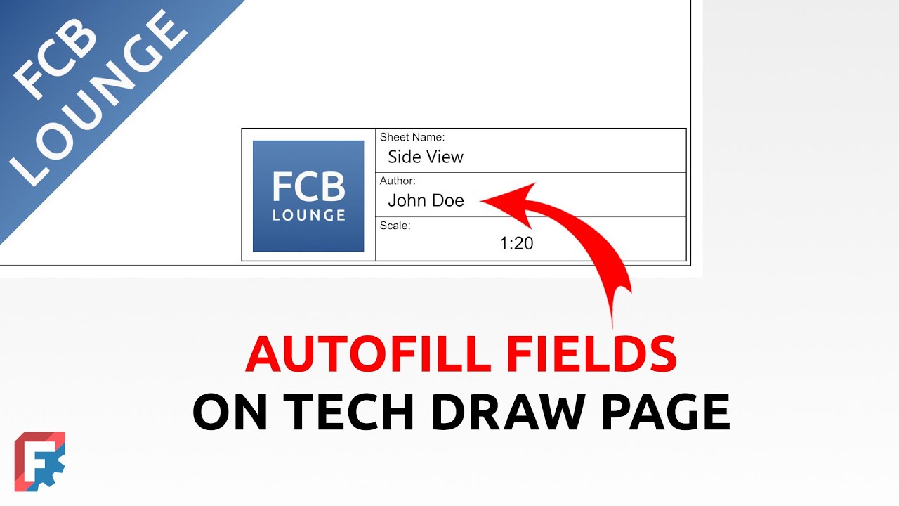 Create Autofill Text Field on a FreeCAD Tech Draw Template - YouTube