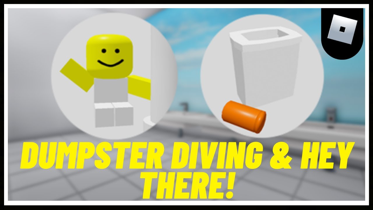 How to get the DUMPSTER DIVING & HEY THERE! BADGES in PUBLIC BATHROOM ...