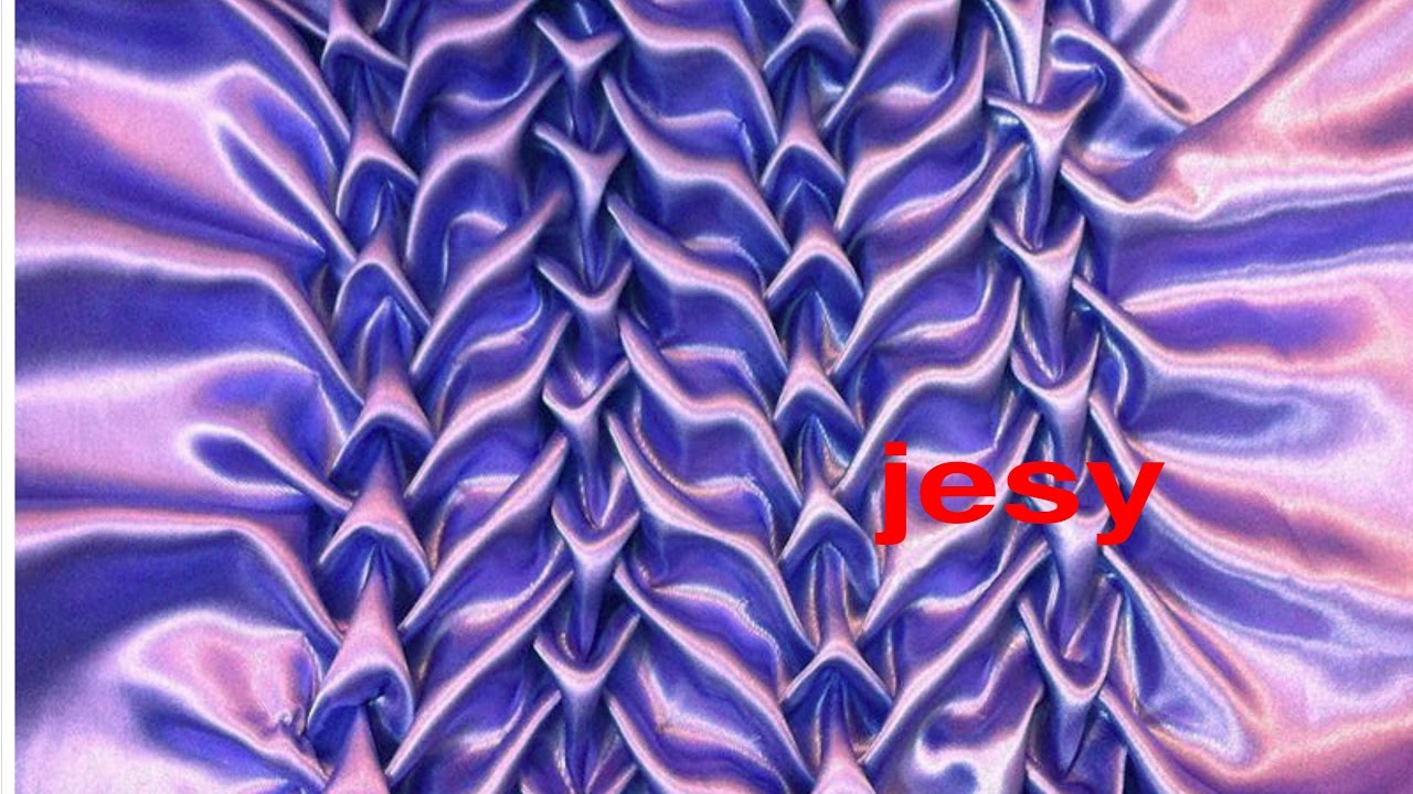 A rare Lattice design /Fabric manipulation technique - YouTube