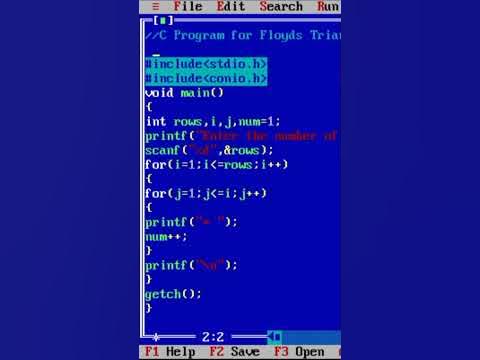 Floyd's Triangle Star Pattern Program | How to solve pattern program in C language - YouTube