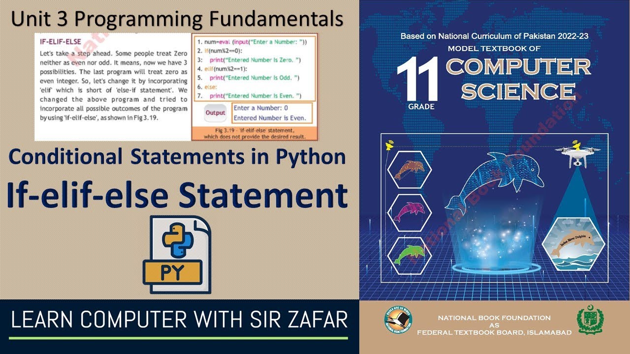 If-elif-else Statement (Conditional Statements in Python) | Unit 3, Class 11 Computer Science ...