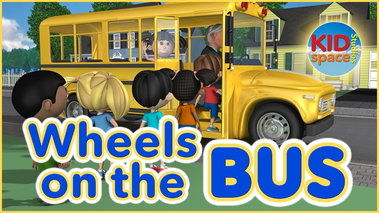 Wheels On The Bus - Nursery Rhymes - KIDspace Studios - YouTube
