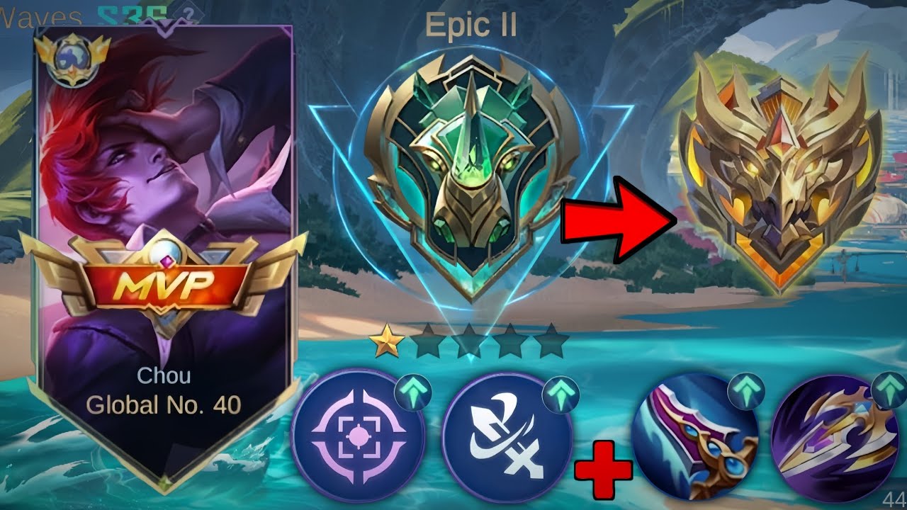 NEW SEASON UPDATE !! CHOU NEW BUFFED EMBLEM & NEW ONE SHOT BUILD TO ...
