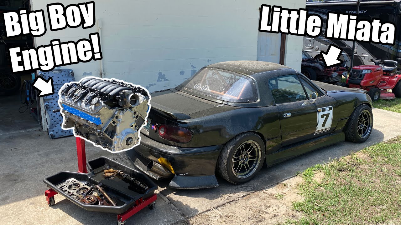Finishing The New LS Miata Engine!! (THIS THING IS GUNNA FLY!) - YouTube