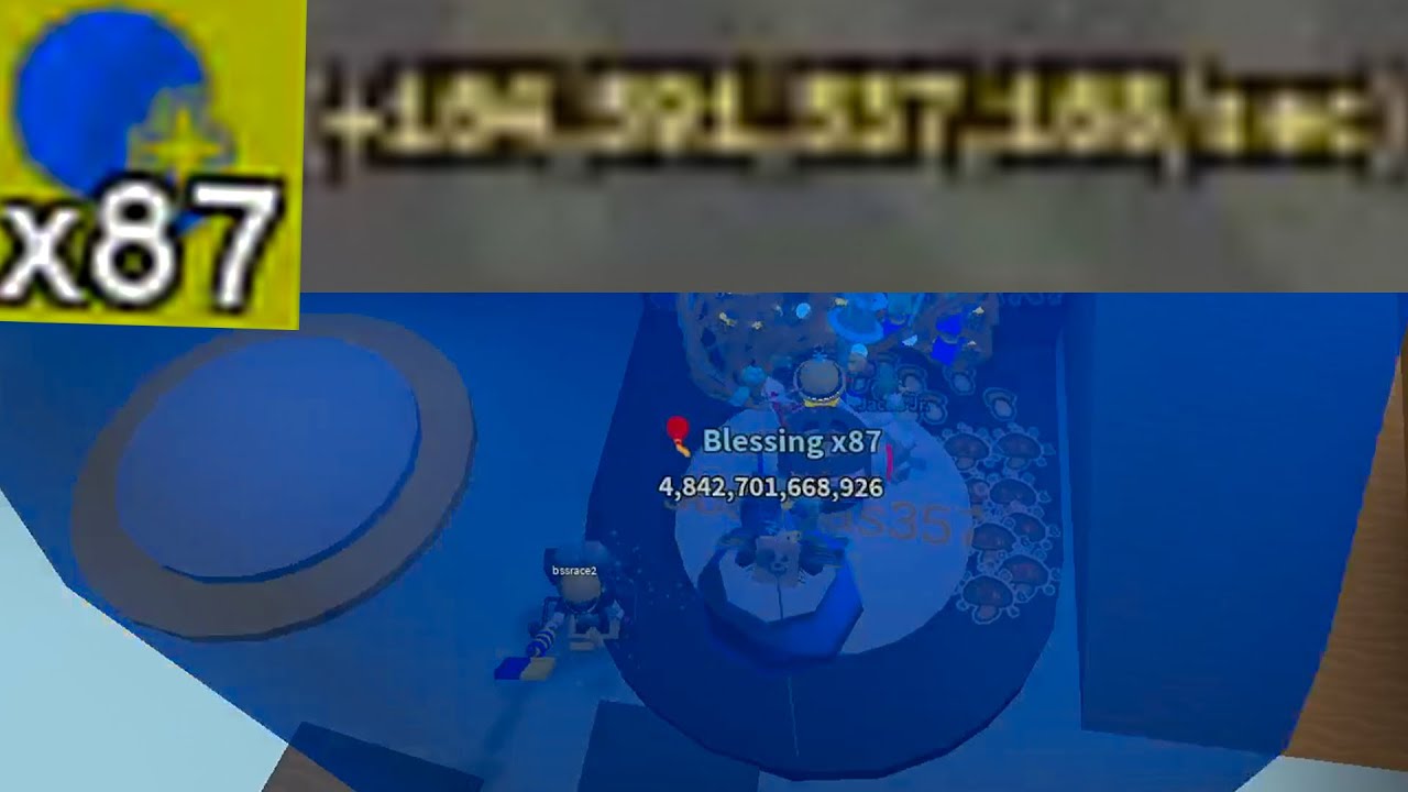 87x Balloon Blessing Boost | Bee Swarm Simulator - YouTube