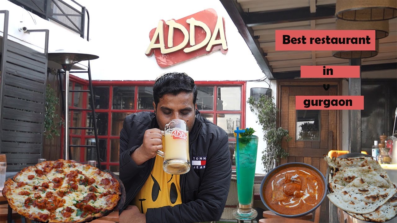 Rooftop Restaurants in Sector 29, Gurgaon Adda by Striker - YouTube