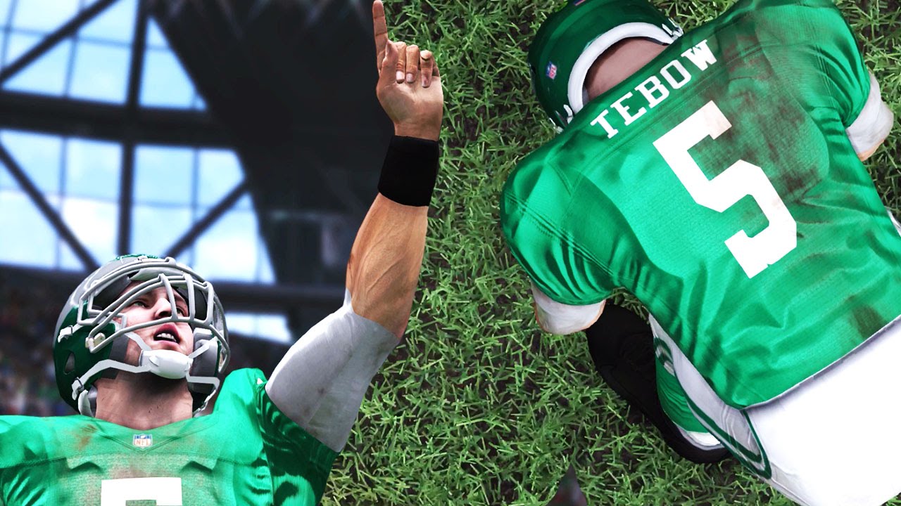 Madden 15 Ultimate Team Gameplay - WOW Tim Tebow NEVER Quits ...
