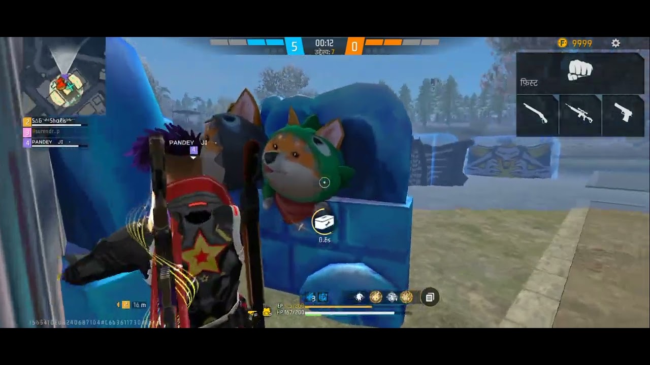 free fire custom 3vs3 headshot - YouTube