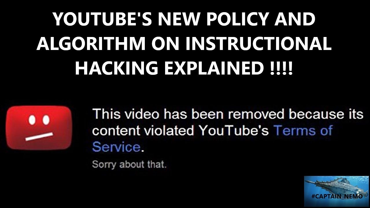 YouTube Banning Instructional Hacking Videos--THIS IS THE REASON WHY ...