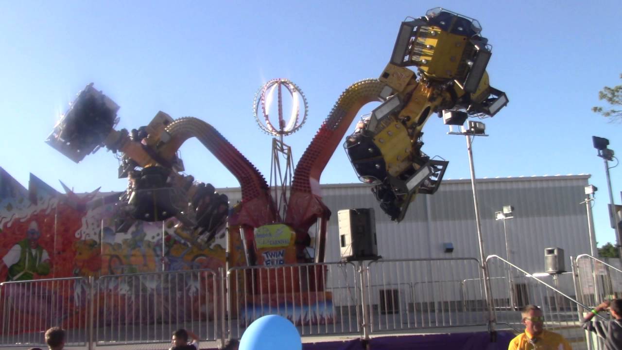 Allegan County Fair Ride twin flip - YouTube