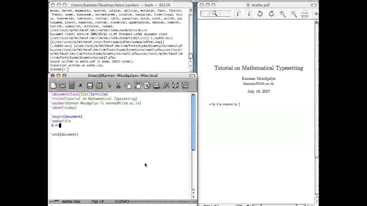 Mathematical Typesetting - Sanskrit - YouTube