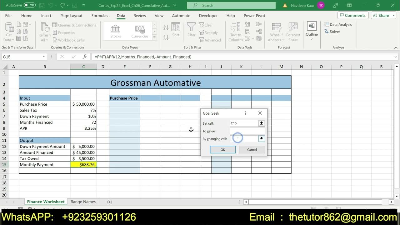 Exp22_Excel_Ch06_Cumulative_AutoSales | Excel Chapter 6 Auto Sales Complete Solution - YouTube