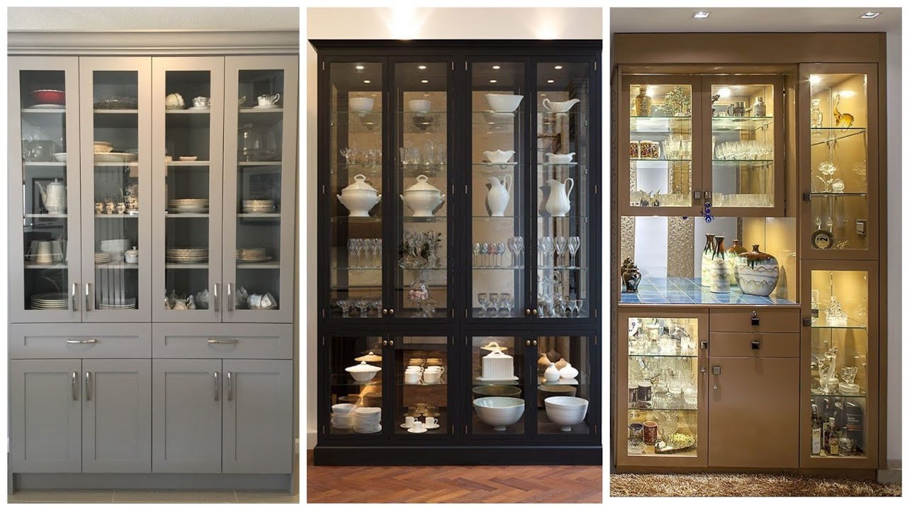 50+ Crockery Unit Design For Dining Room || crockery cubbet designs # ...
