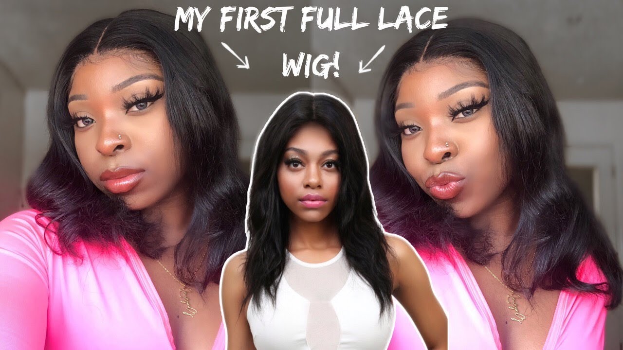 UpScale 100% Virgin Remi Human Hair | Full Lace Wig Body Wave 16 Inch ...