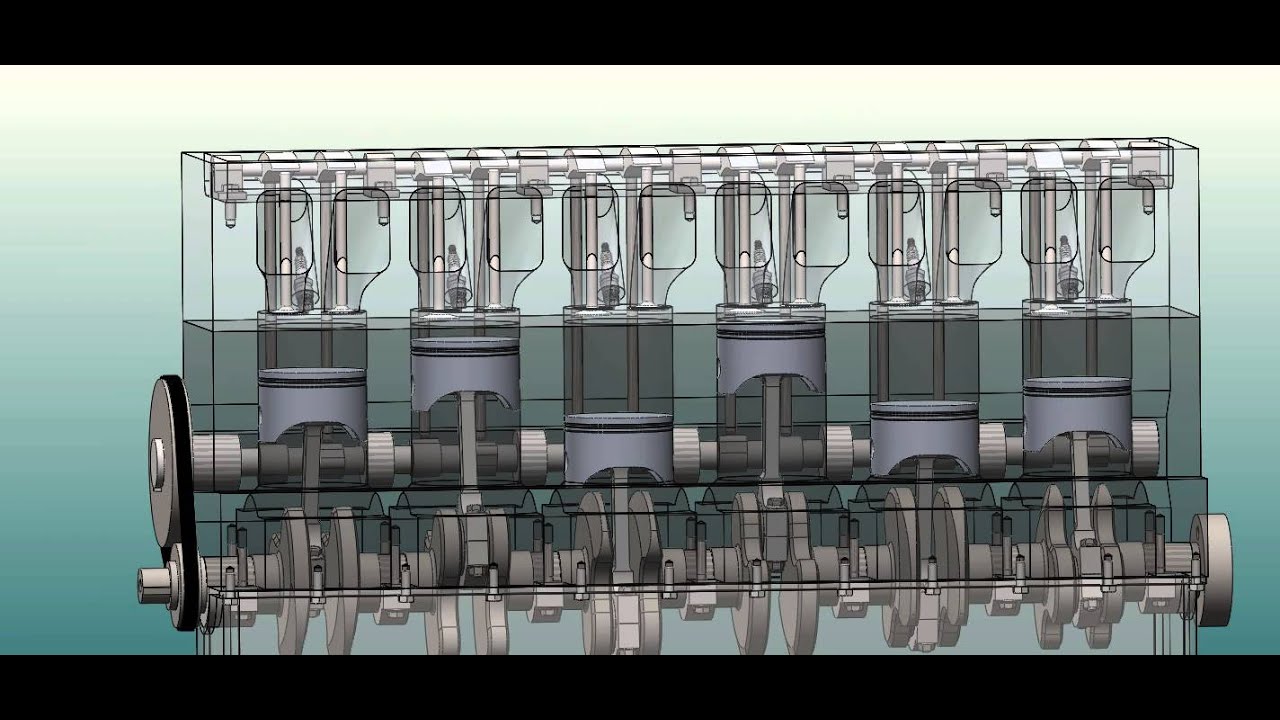 SolidWorks, Final Project Videos, Richard Grist "Engine" Design Project ...