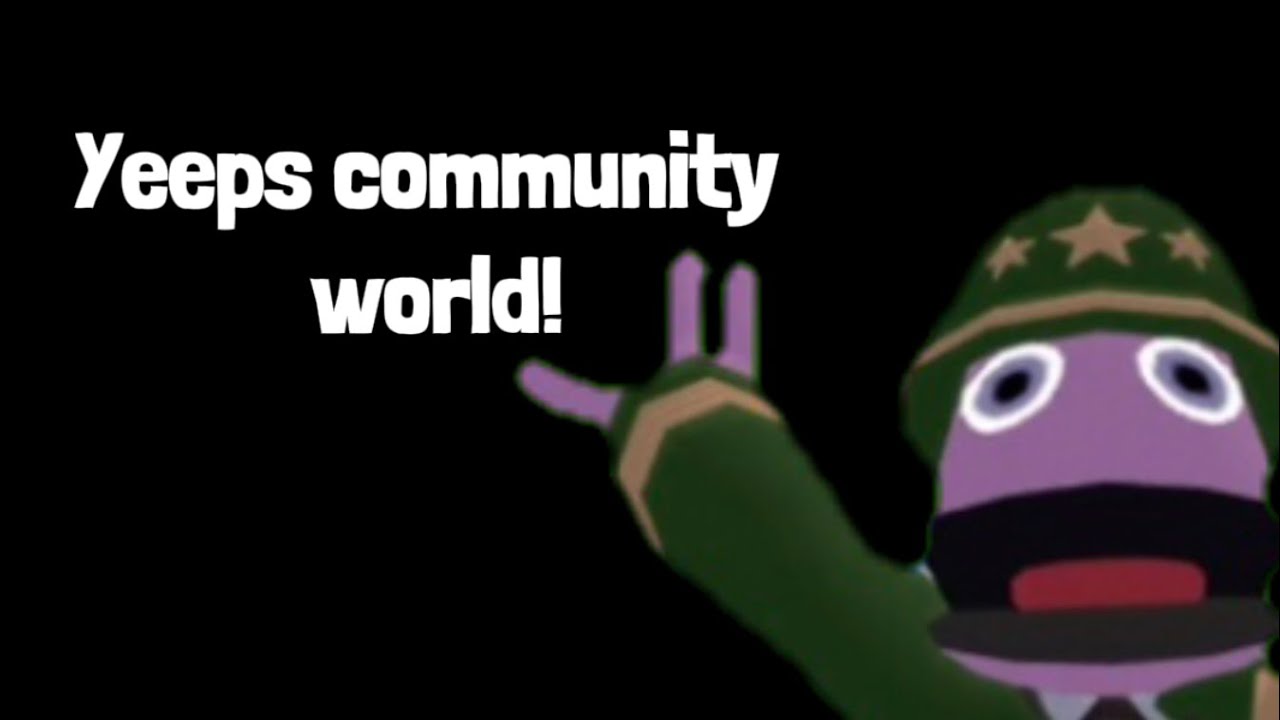 My Yeeps community world tour - YouTube