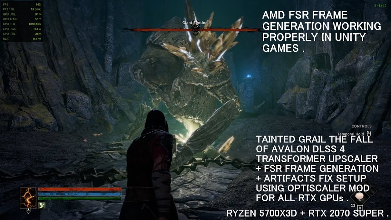 Tainted Grail Fall of Avalon DLSS 4 + FSR Frame Gen + Artifacts Fix Optiscaler Setup for All RTX ...