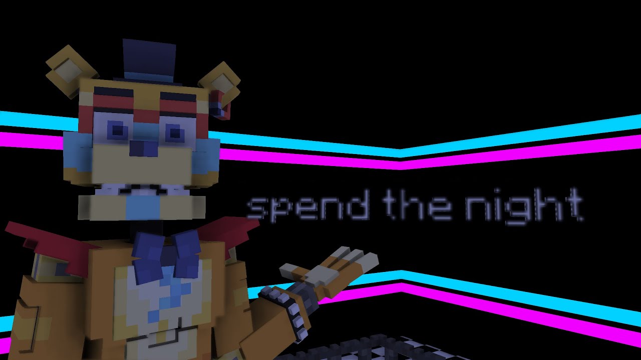"song spend the night" [minecraft animation] fnaf 9 - YouTube