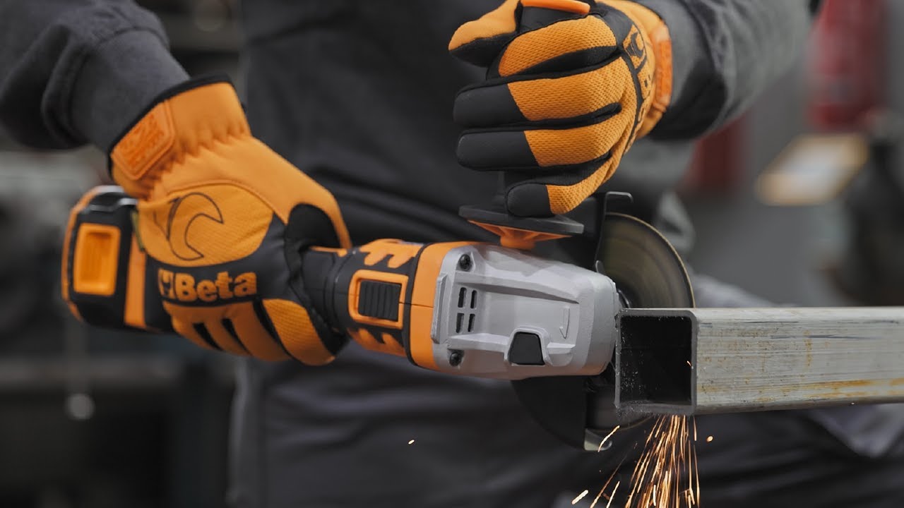 Beta 1986/K20V-125 - Brushless Angle Grinder 20V - YouTube
