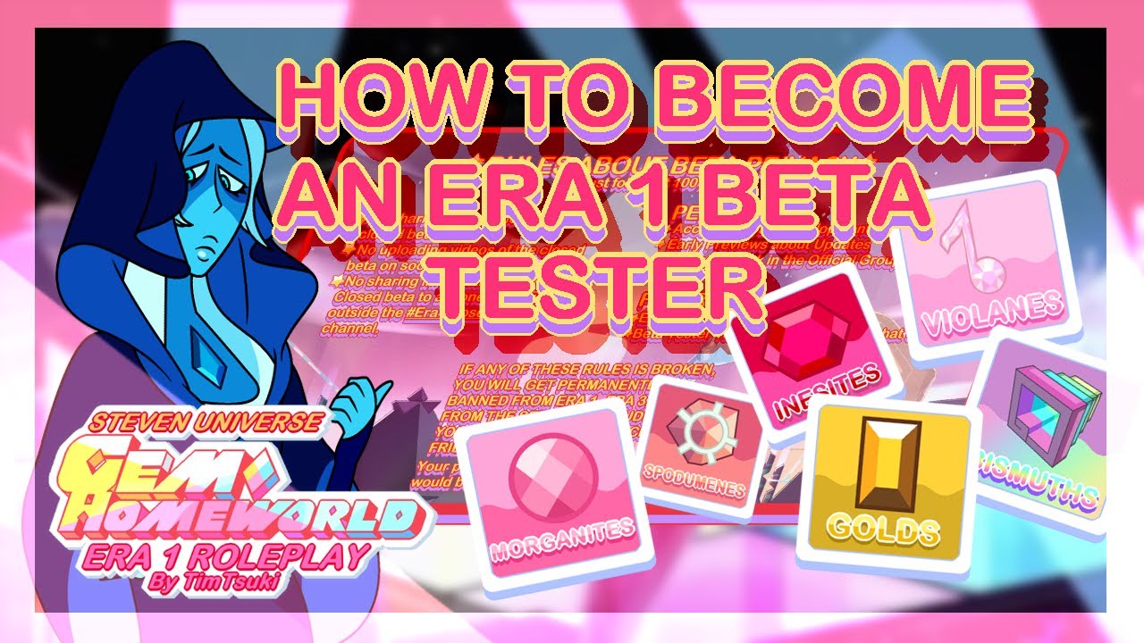 How to become an Era 1 Beta Tester | Steven Universe ROBLOX | Rose ...
