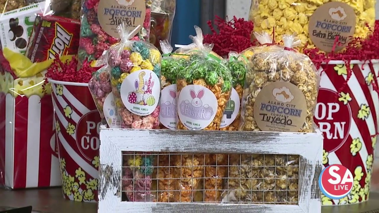 SA popcorn shop with more than 40 flavors | SA LIVE | KSAT - YouTube